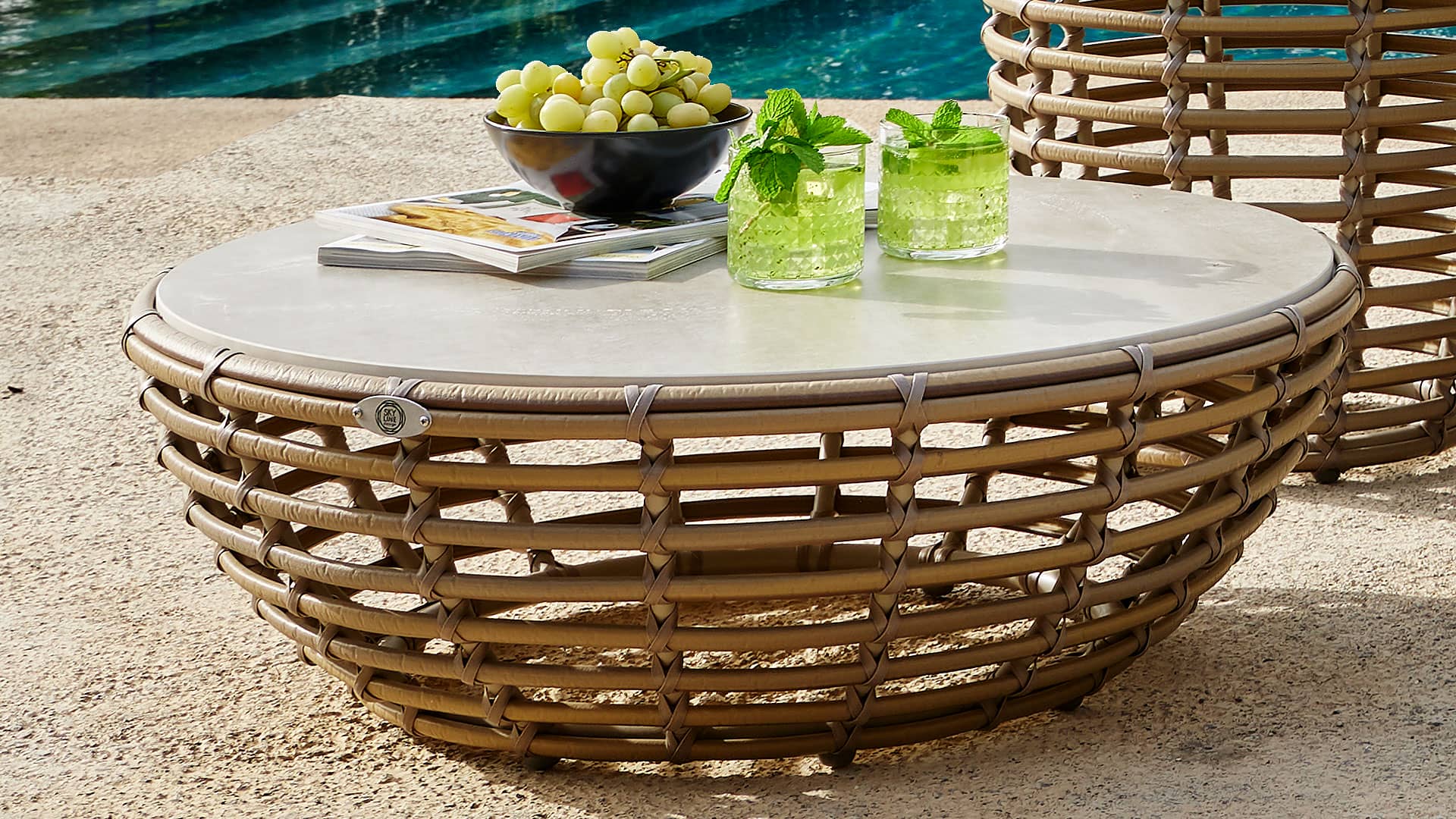 FABER AUXILIARY TABLE Ø73 | DAYBEDS COLLECTION - SKYLINE DESIGN