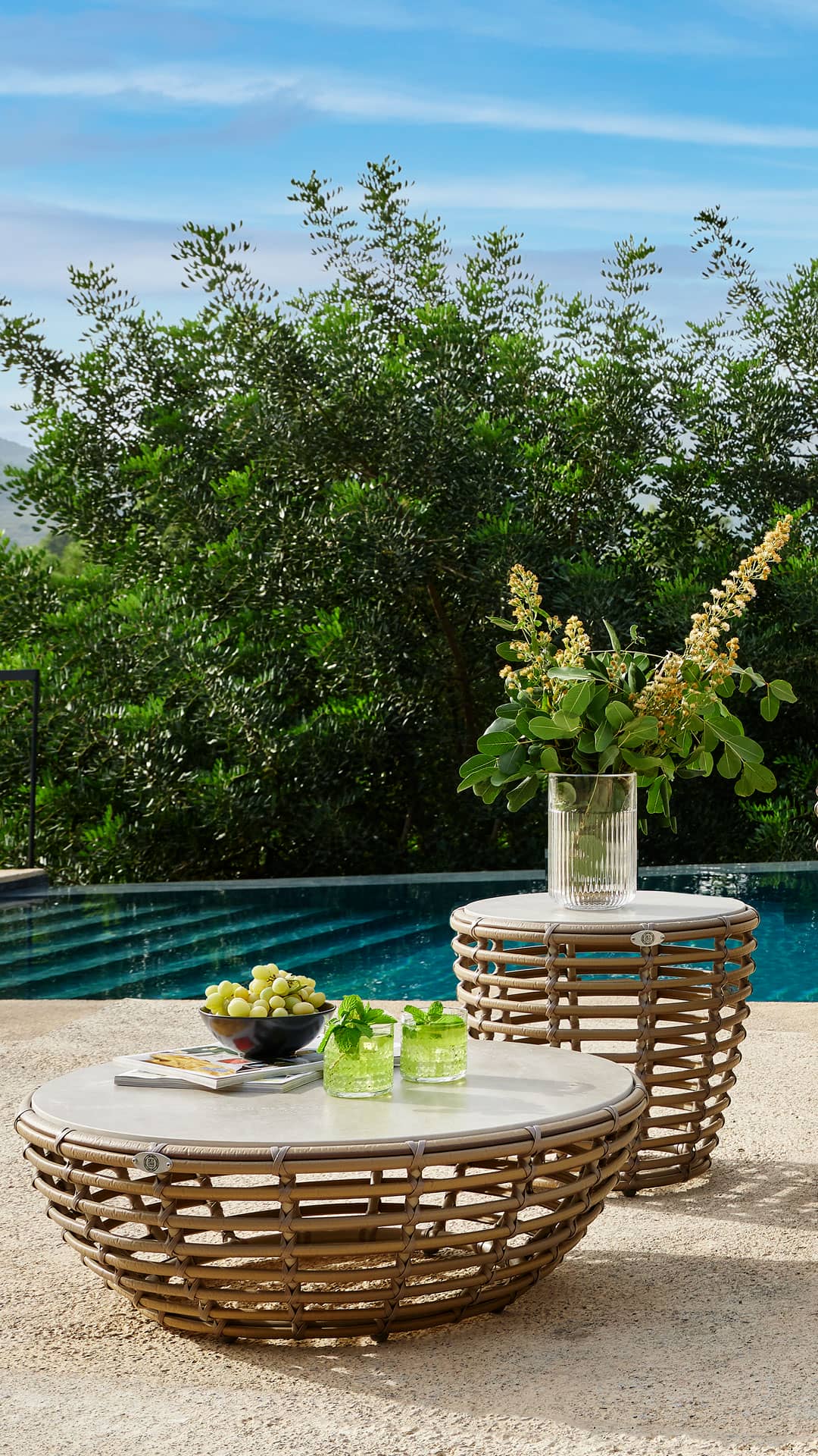 FABER AUXILIARY TABLE Ø73 | DAYBEDS COLLECTION - SKYLINE DESIGN